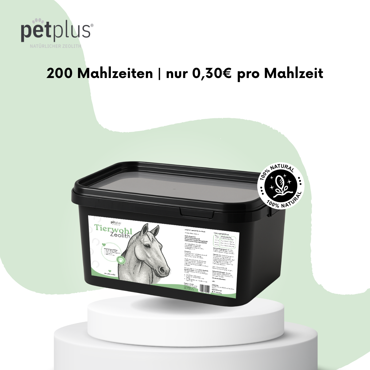 petplus® für das Pferd - Premium Zeolith Futterzusatz aus AT – petplus.at
